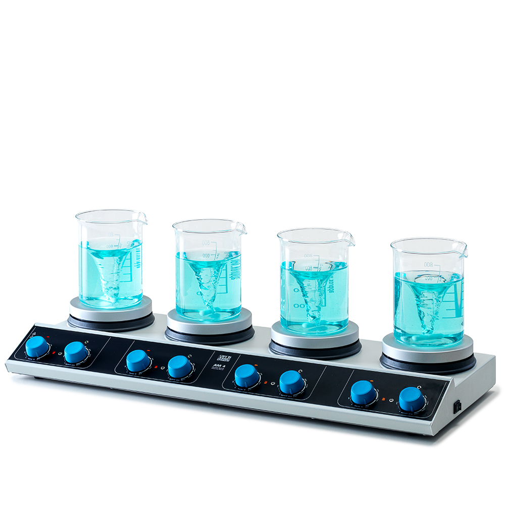 Agitatore Magnetico Riscaldante Multiposizione AM 4 Analogico - Colaver
